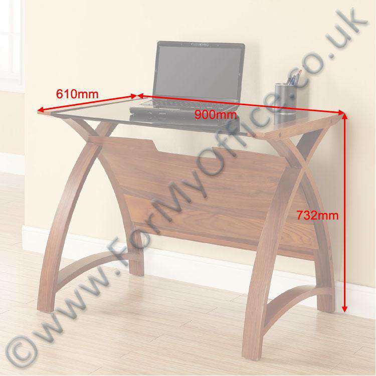 Jual Helsinki Walnut Curved Corner Desk Package 5 | ForMyOffice